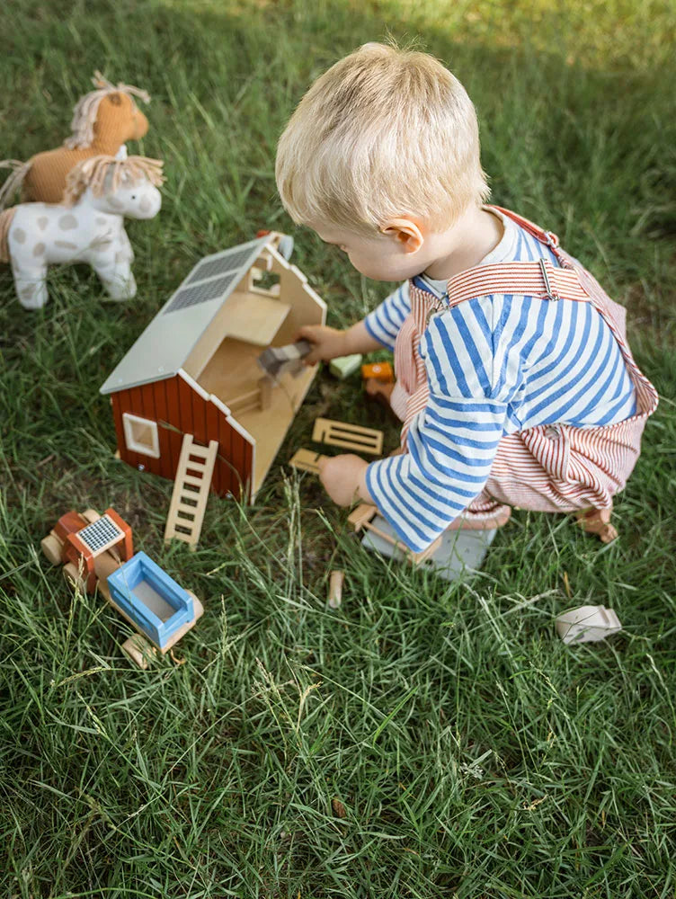 Kids Concept, Wooden Farm Animal Set at Bygge Bo Baby & Kids Store