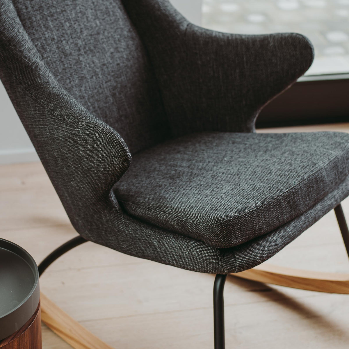 Quax, Rocking Nursing Chair De Luxe Adult Size, Black at Bygge Bo