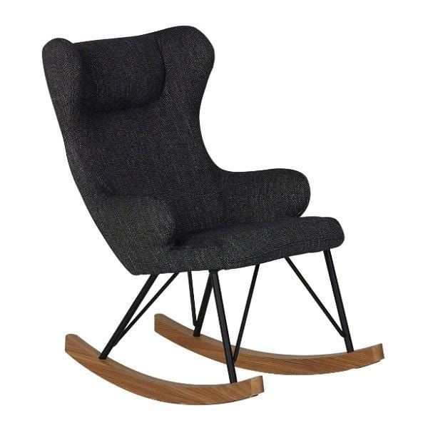 Quax, Rocking Nursing Chair De Luxe Adult Size, Black at Bygge Bo