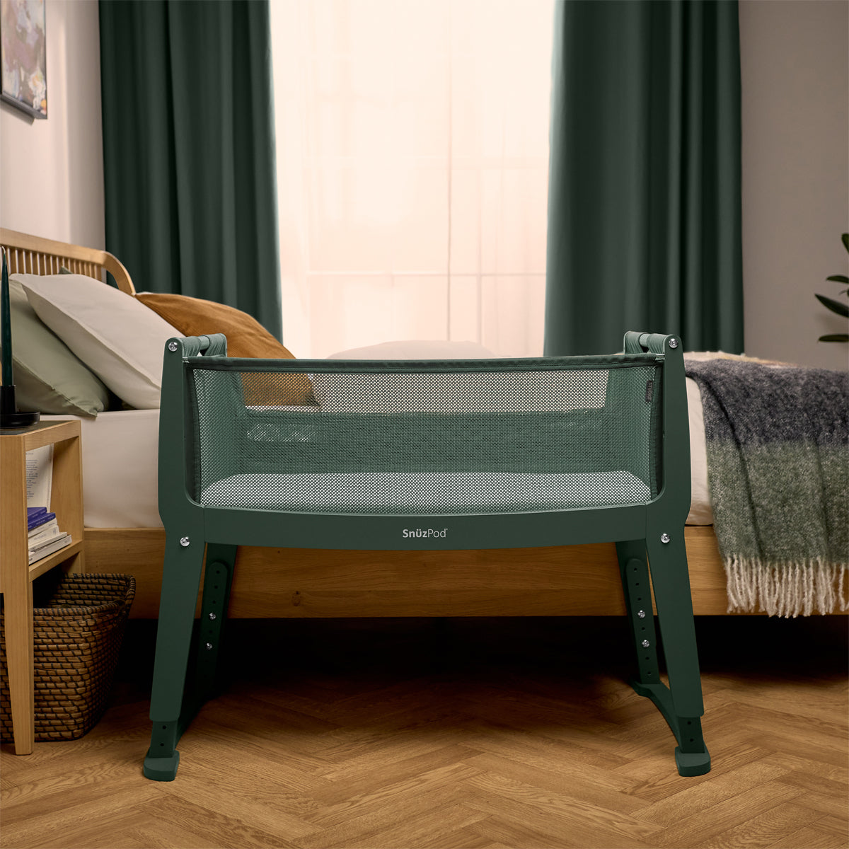 Snuz, Snuzpod Studio, Berlin Green at Bygge Bo Baby & Kids Store