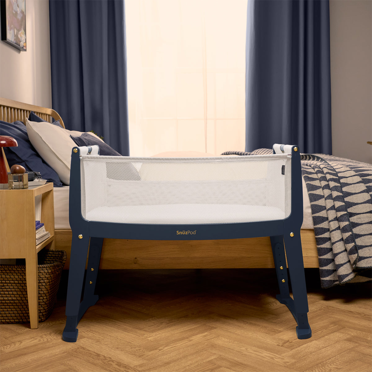 Snuz, Snuzpod Studio, London Navy at Bygge Bo Baby & Kids Store